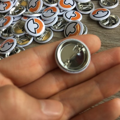 Spillette rotonde con grafica personalizzata